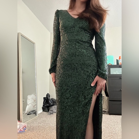 Xscape | Dresses | Forest Green Prom Dress | Poshmark